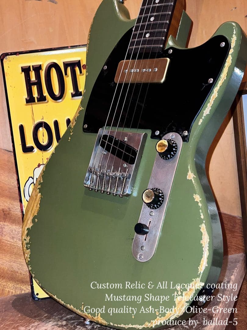⭐︎Custom Relic Mustang shape Telecaster⭐︎