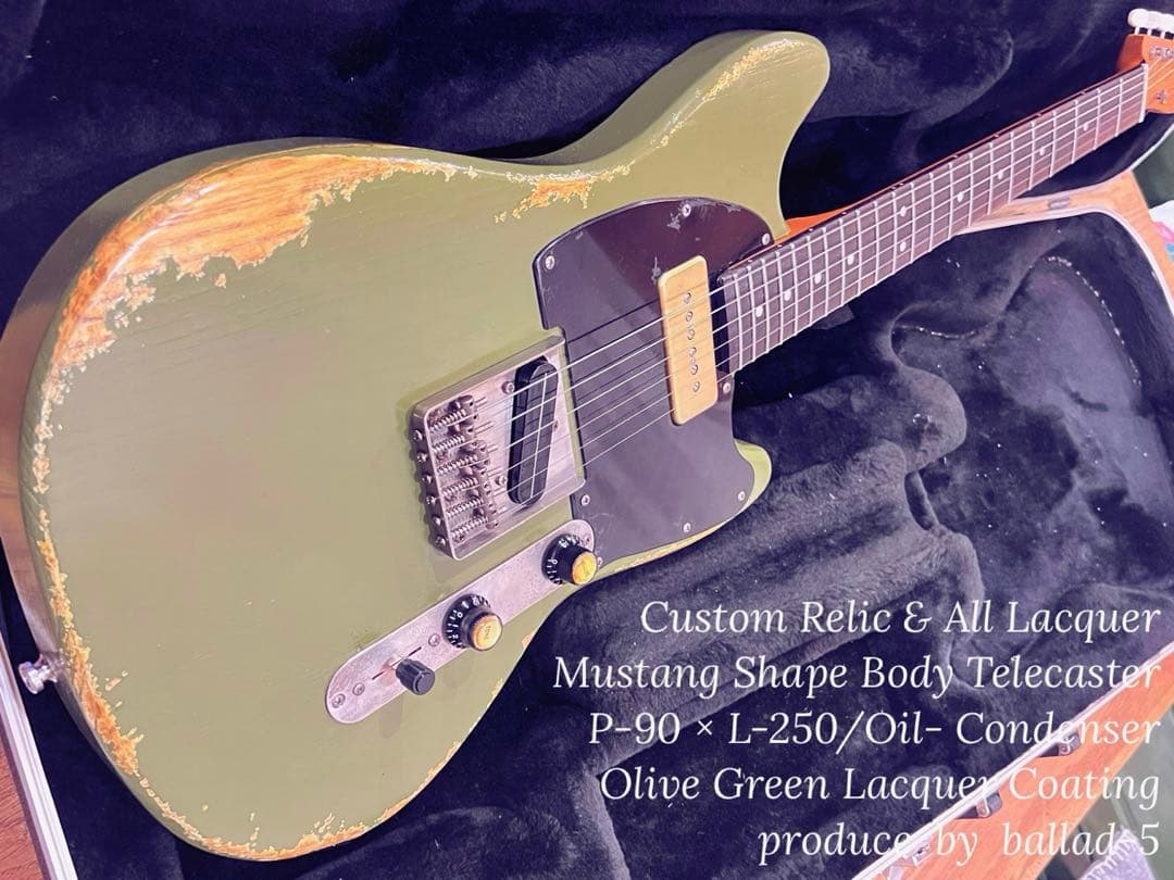 ⭐︎Custom Relic Mustang shape Telecaster⭐︎