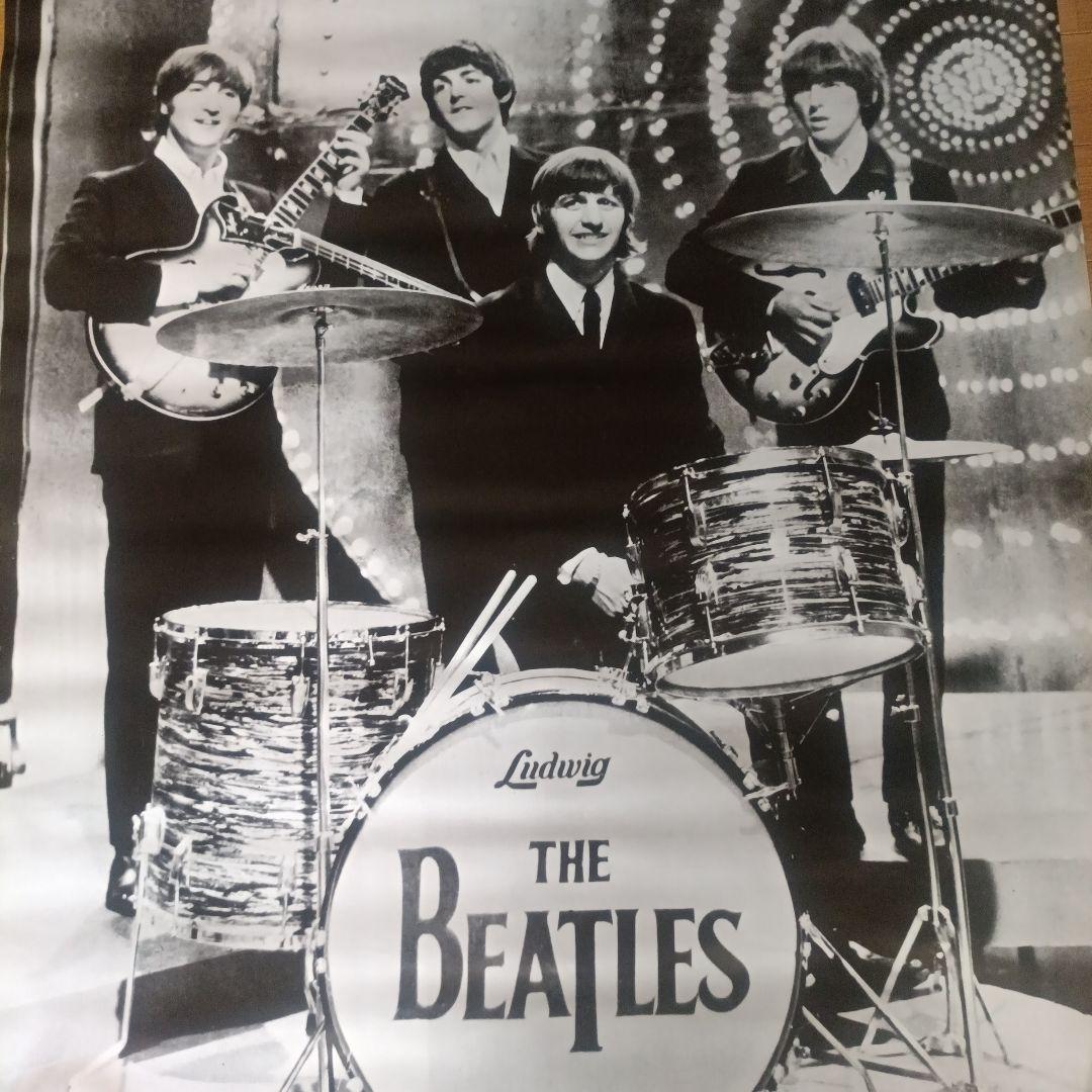 THE BEATLES モノクロポスター ヴィンテージ☆レアアイテム