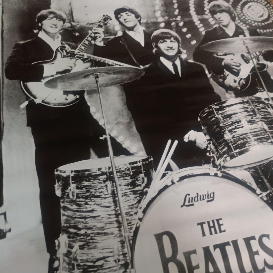 THE BEATLES モノクロポスター ヴィンテージ☆レアアイテム