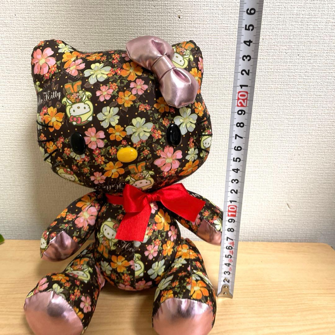 サンリオ フルールキティ ぬいぐるみ 約30cm 花柄