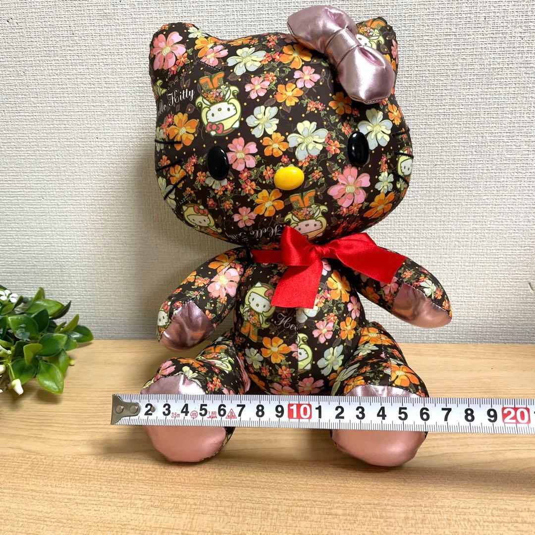 サンリオ フルールキティ ぬいぐるみ 約30cm 花柄