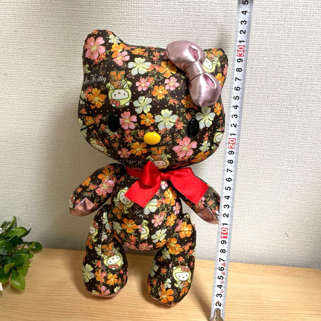 サンリオ フルールキティ ぬいぐるみ 約30cm 花柄