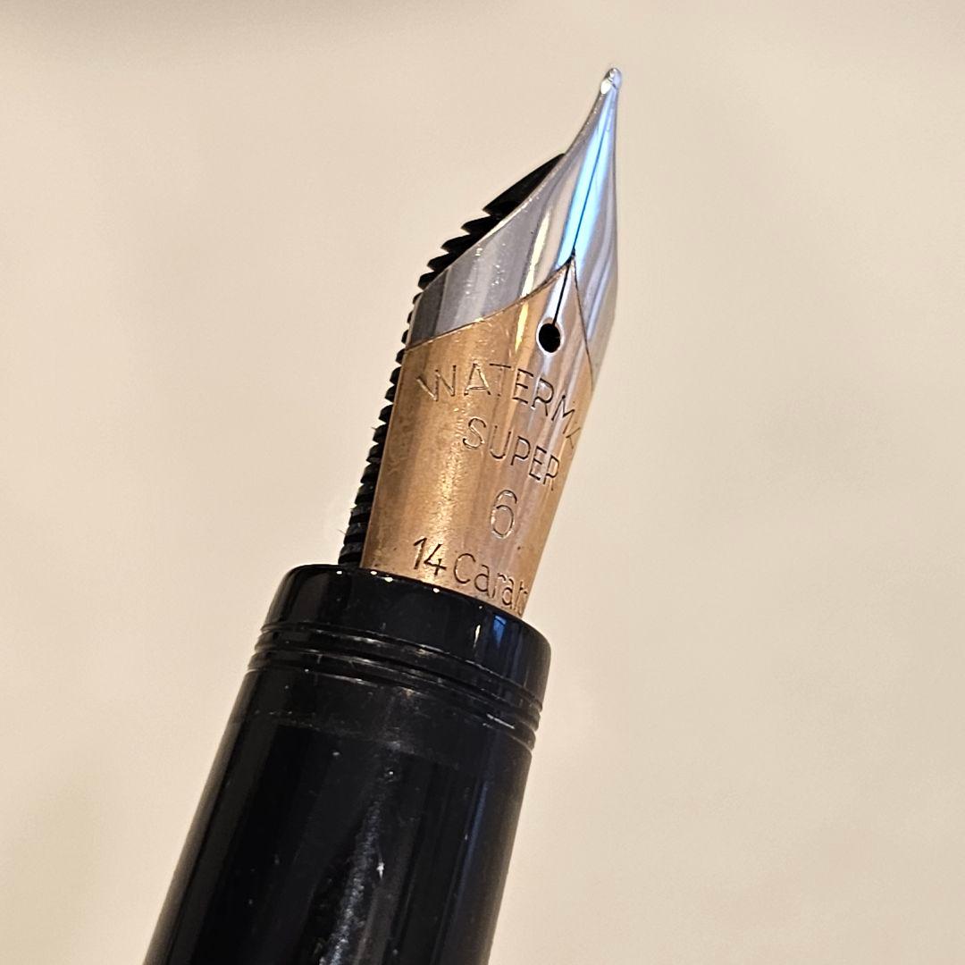 WATERMAN SUPER6ヴィンテージ万年筆14Carat