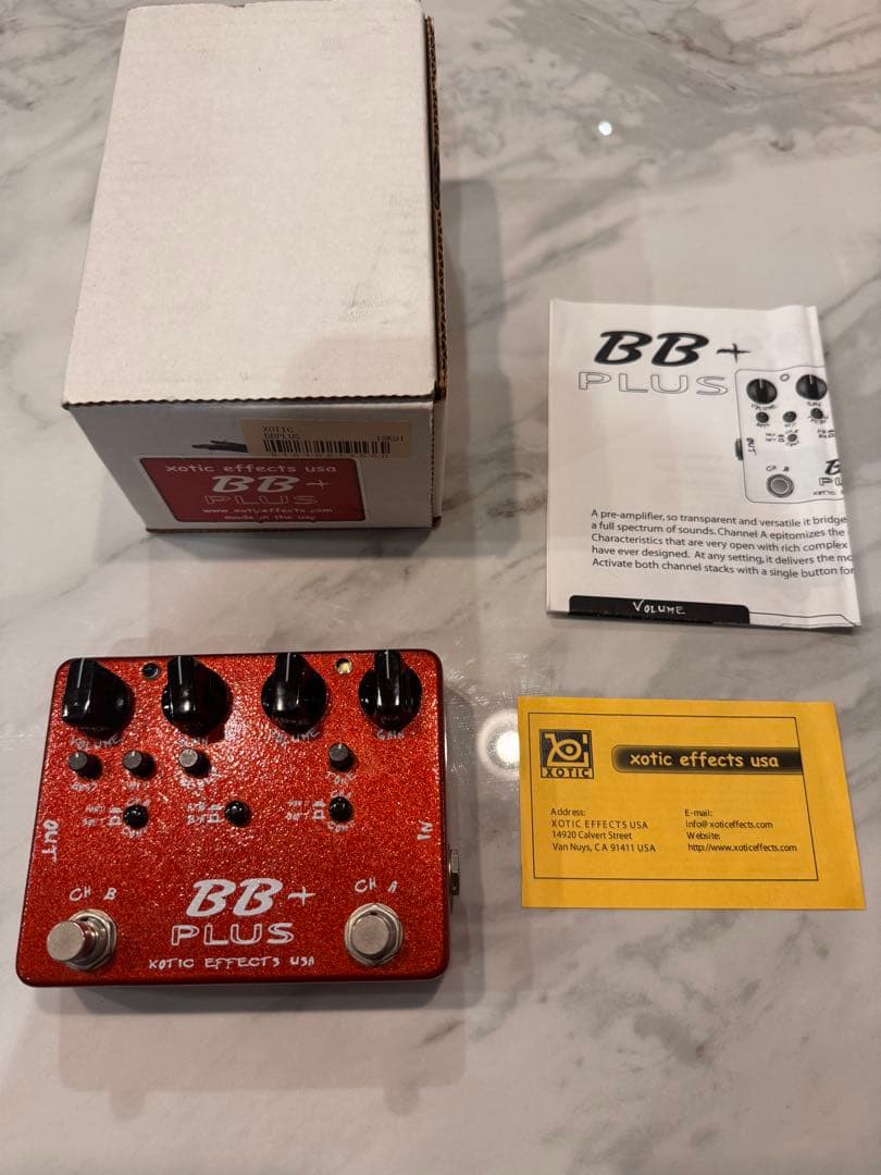 Xotic BB Plus オーバードライブ 美品 箱あり