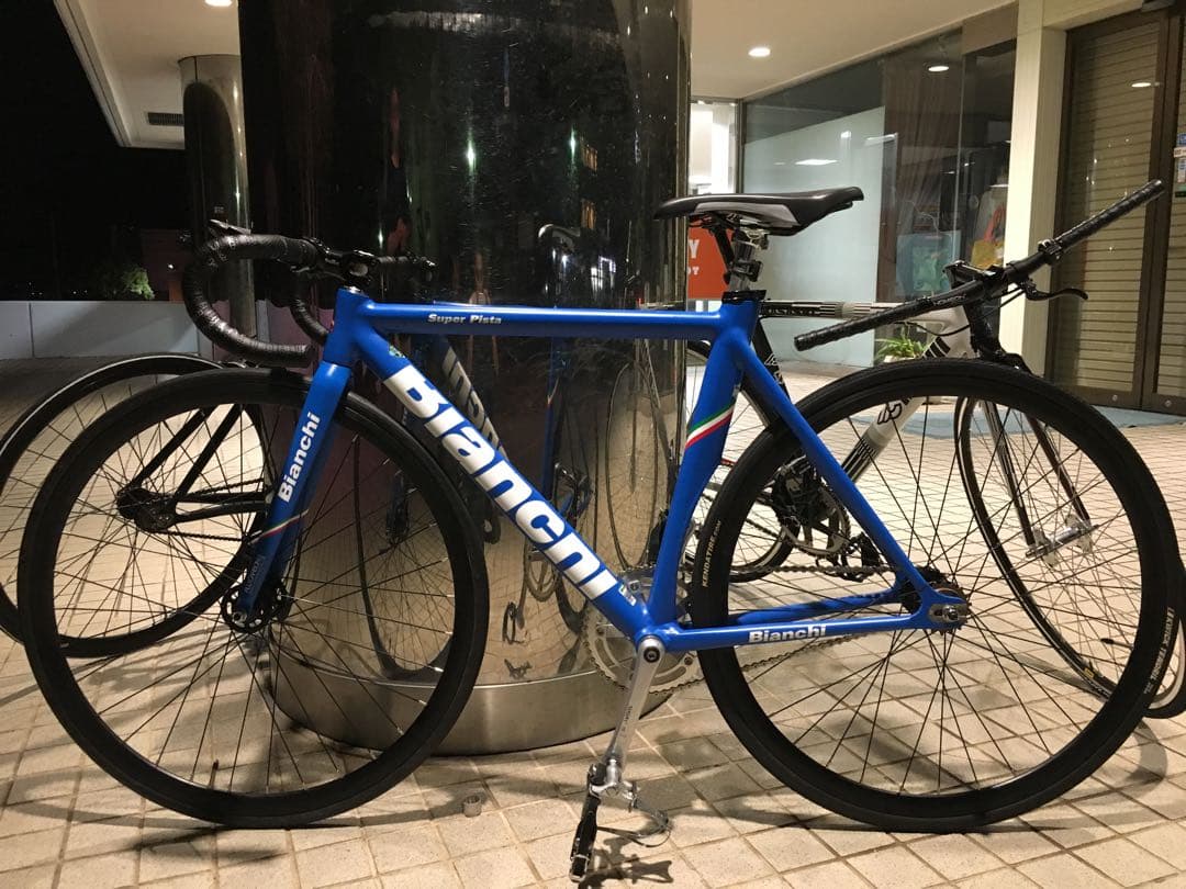 あ　さん専用bianchi super pista Azzurro 51cm