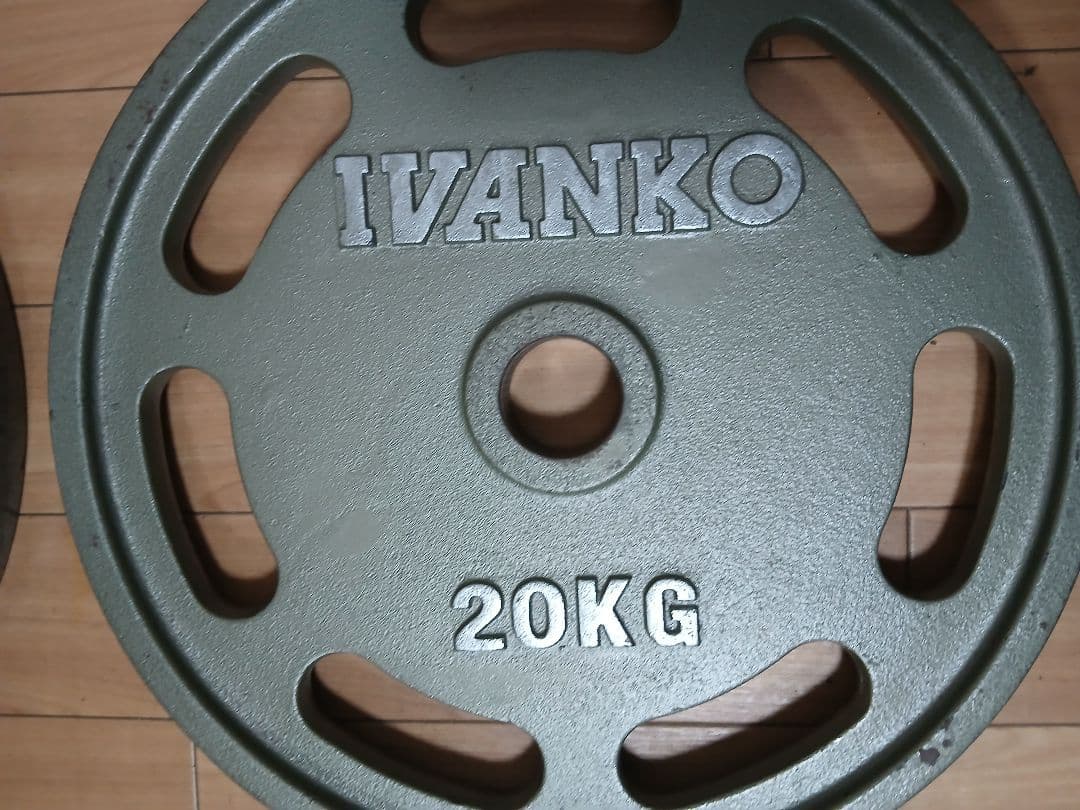 ①IVANKOイヴァンコ ラバープレー20kg x 1枚穴径50mm(同時購入)
