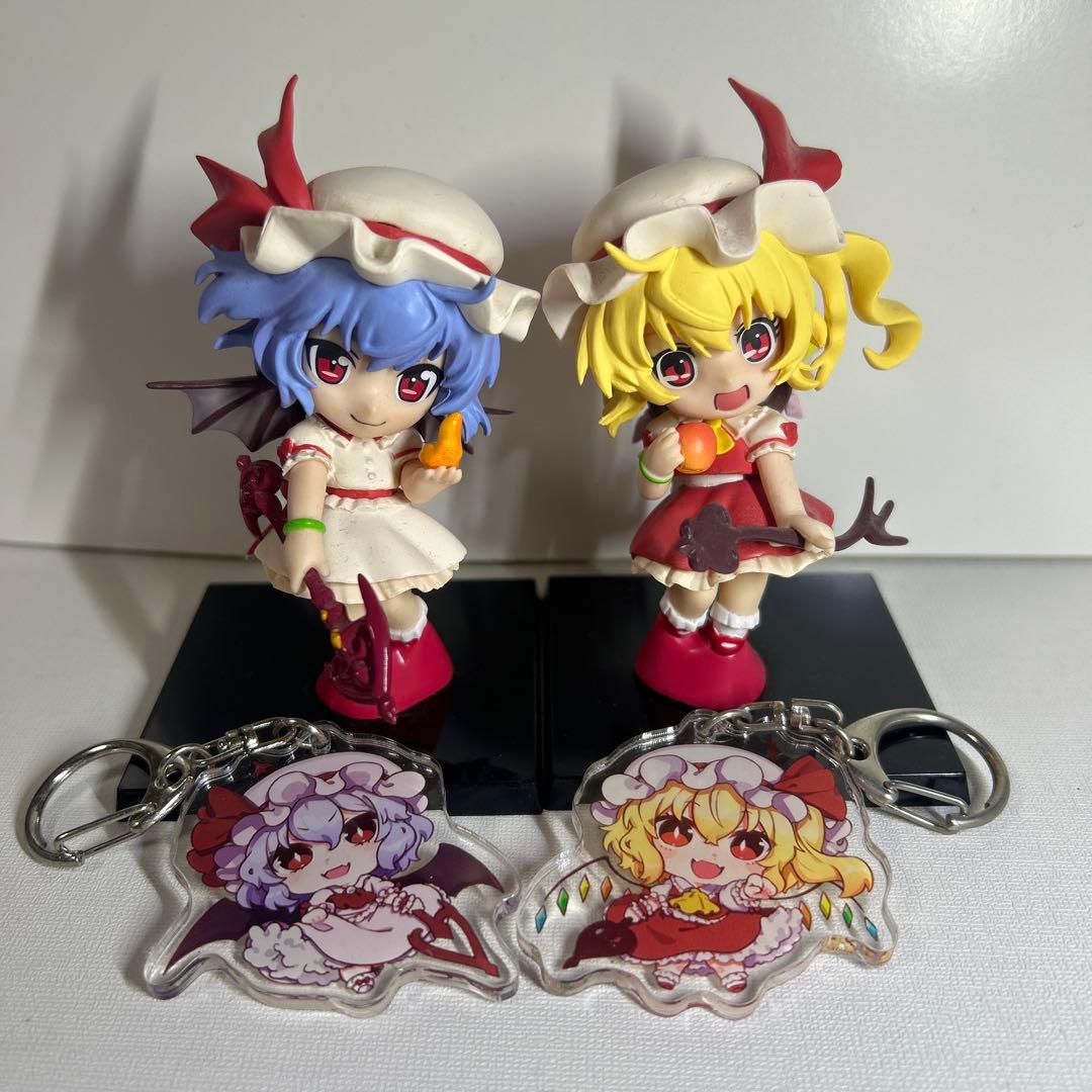 東方Project ミニディスプレイフィギュア スカーレット姉妹 キーホルダー