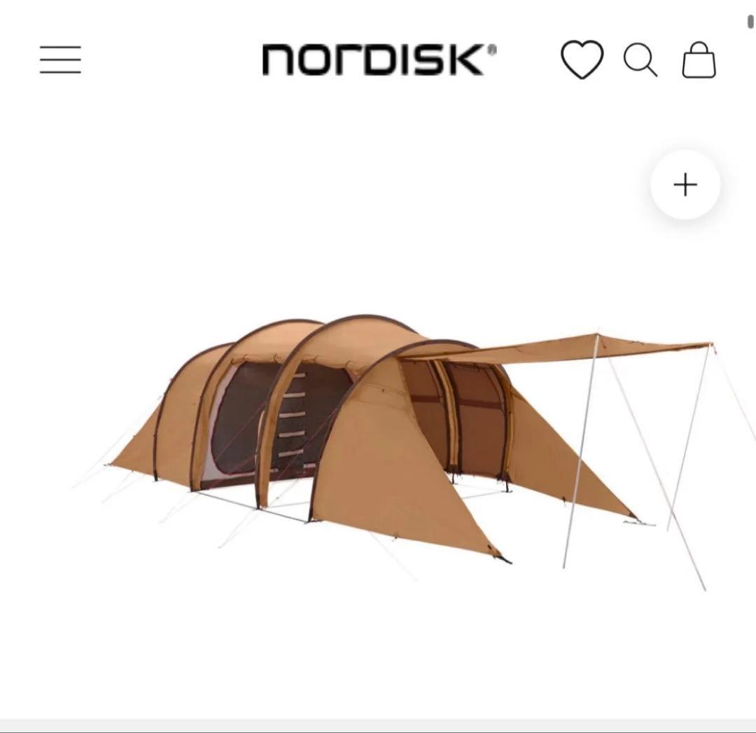 未使用 ノルディスク レイサ6 NORDISK Reisa 6 PU Tent
