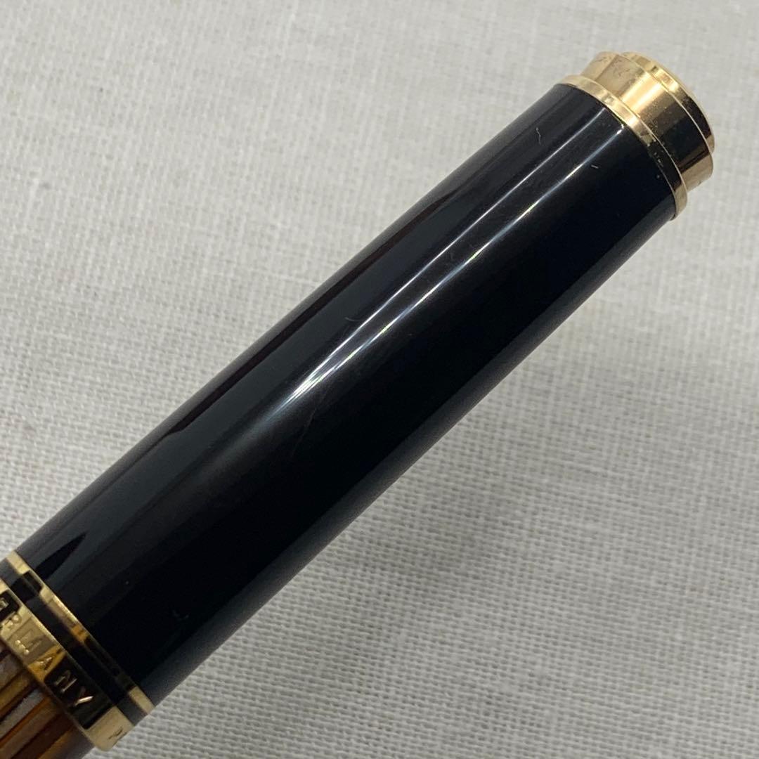 【美品】【箱備品付】ペリカン　スーベレーン　M400SE 茶縞 14C EF