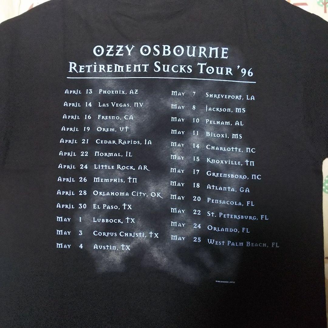 96年 Ozzy Osbourne ツアー Tシャツ オジー