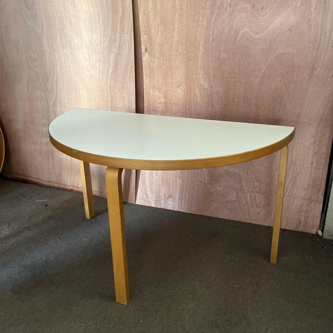 Aalto Artek 半円テーブル　ラミネート
