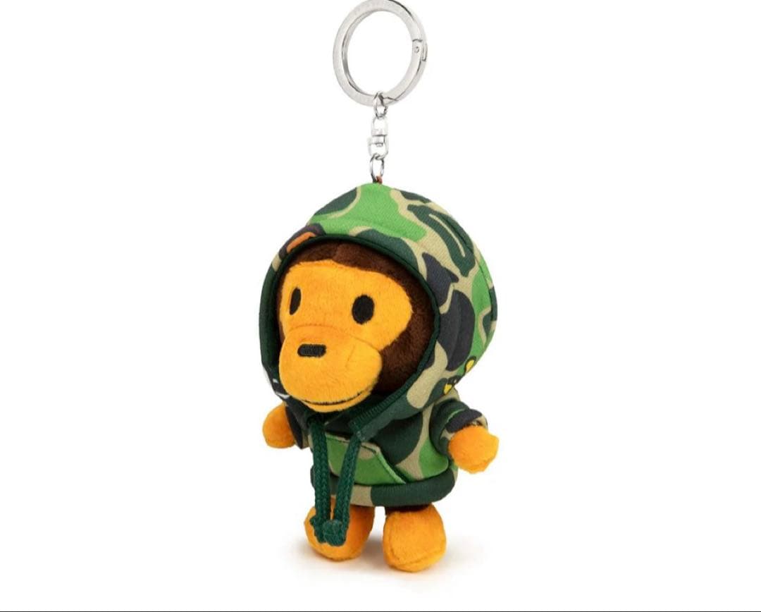 ぬいぐるみ BABY MILO DOLL CAMO HOODIE KEYCHAIN