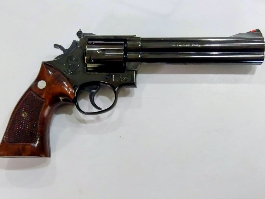 マルシン S&W M586 6インチ Wディープブラックモデルガン（希少品）