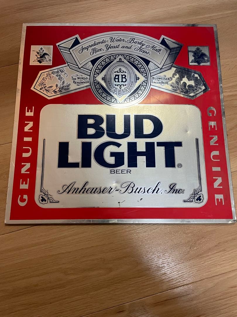Bud Light ビール広告 サイン
