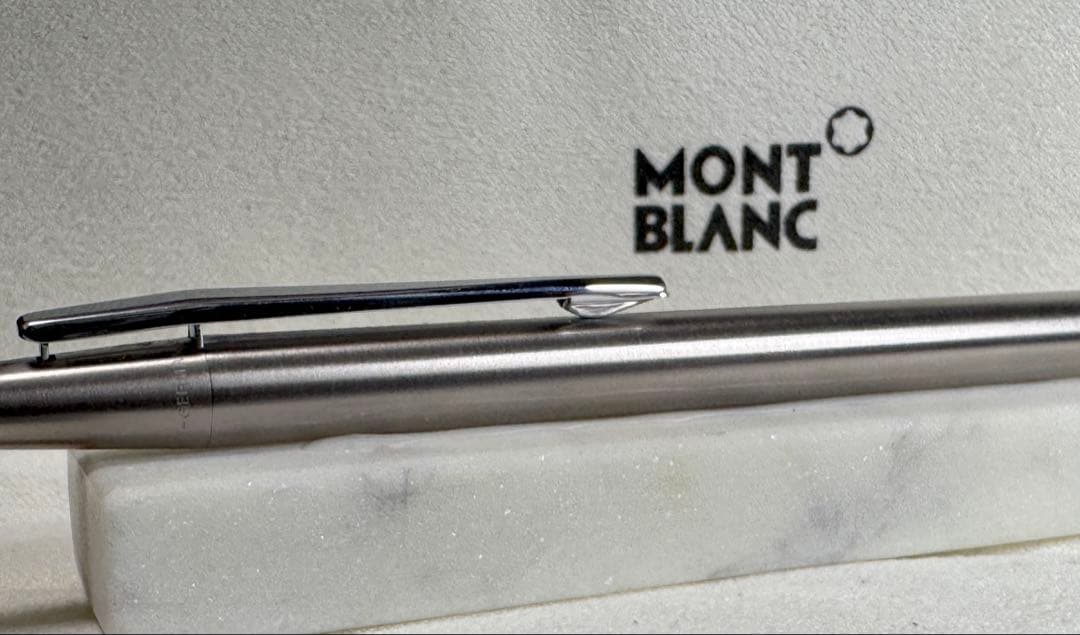 【極美品】MONT BLANC 1970S シルバー スリムライン