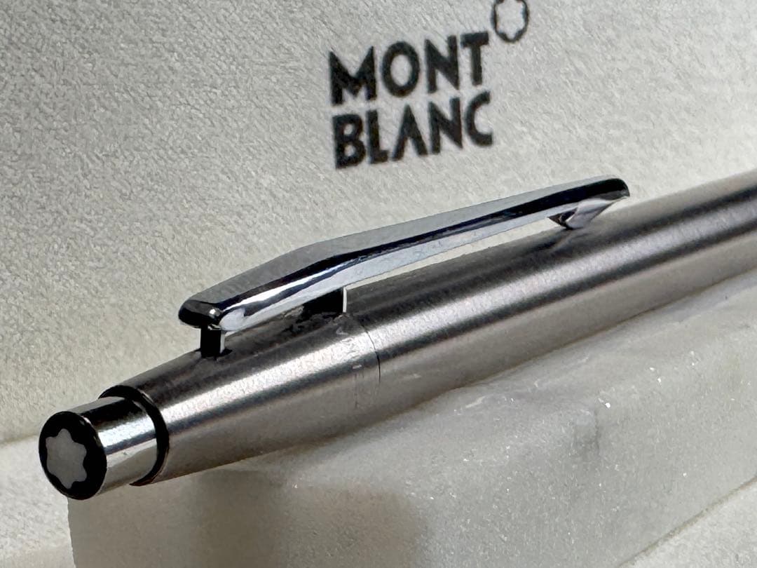 【極美品】MONT BLANC 1970S シルバー スリムライン