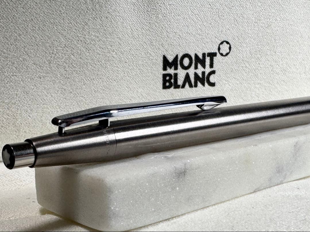 【極美品】MONT BLANC 1970S シルバー スリムライン