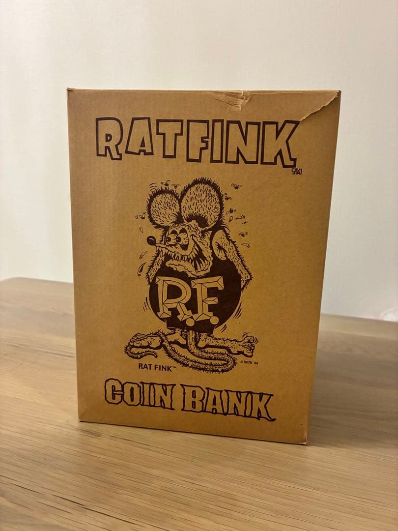 箱付き/ラットフィンク/RatFink/8ボール/フィギュア/スタチュー/貯金箱