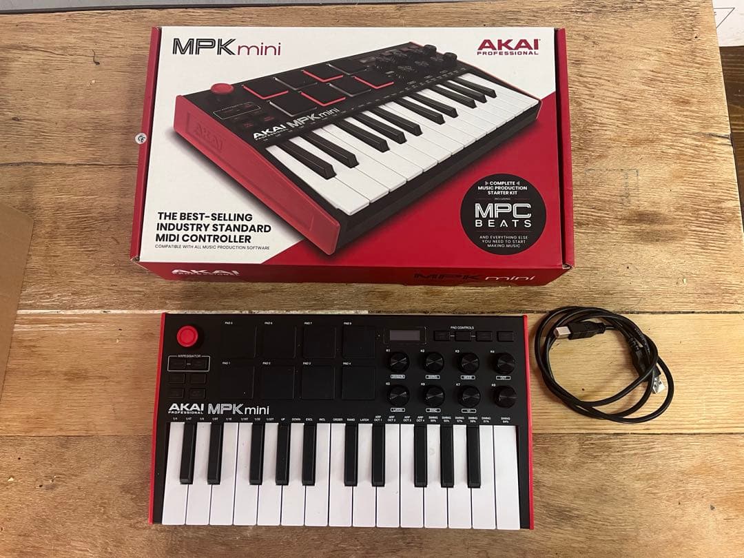 AKAI MPK mini MK3 MIDI動作確認済