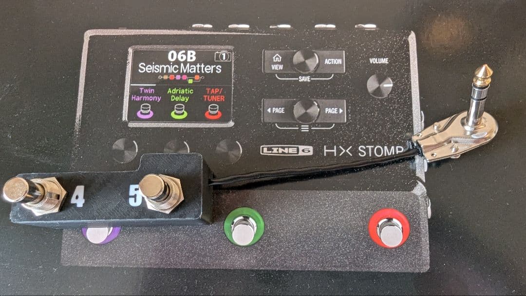 LINE6 HX STOMP 拡張フットスイッチ付　美品