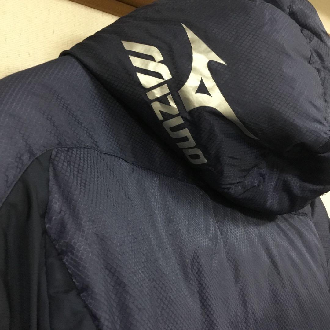 Mizuno ネイビー ダウンベンチコート Lサイズ
