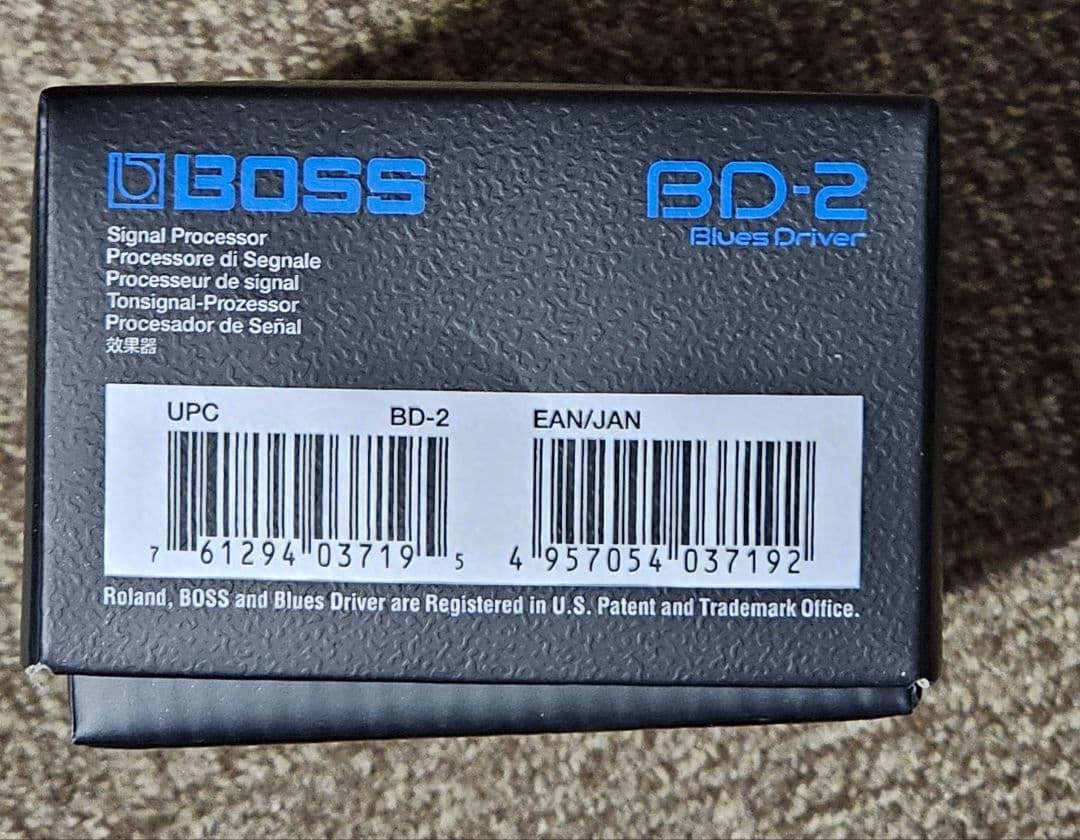 BOSS Blues D BD-2 ギターエフェクター パッチケーブル