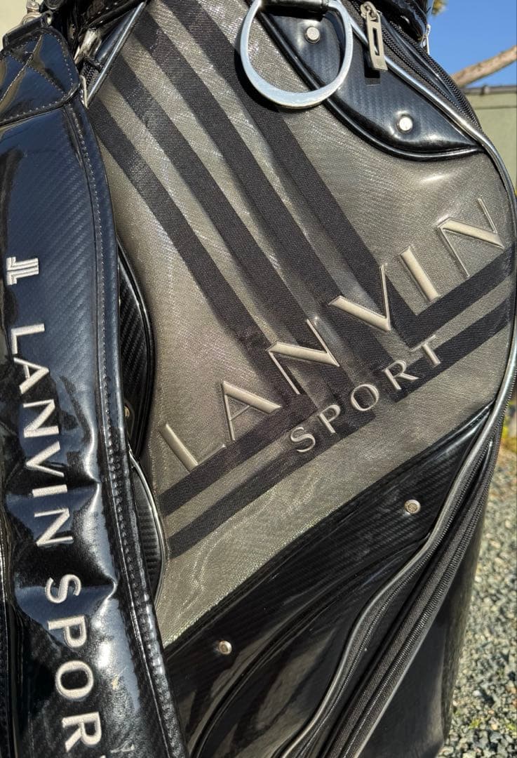 LANVIN SPORT さすが高級志向の光沢メタリックブラックの輝き特典3点組