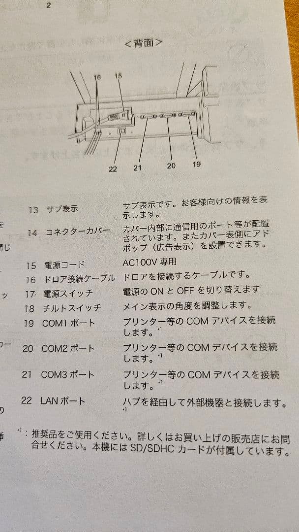 CASIO タッチパネルレジスター