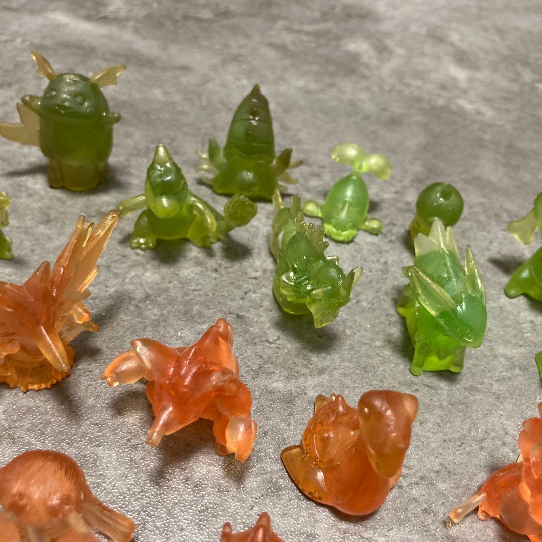 ポケモン 初期 レトロ フィギュア 鉛筆 キャップ クリアカラー アニメ ポケカ