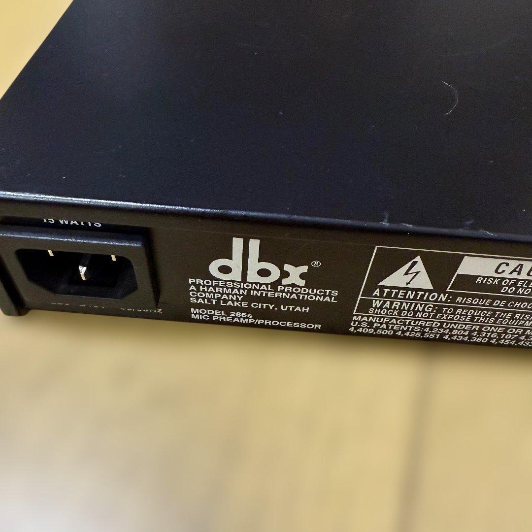 【定番】dbx 286s マイクプリアンプ チャンネルストリップ コンプレッサー