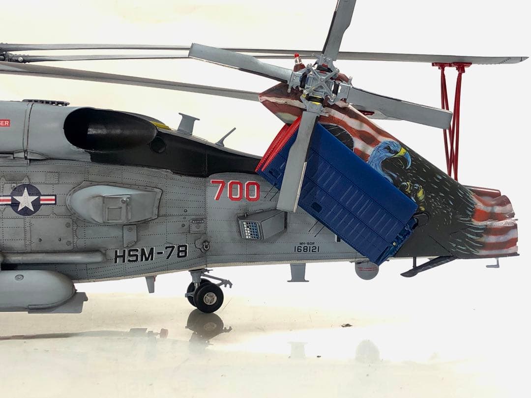 キティホークモデル1/35 MH-60R HSM-78 完成品　改造模型