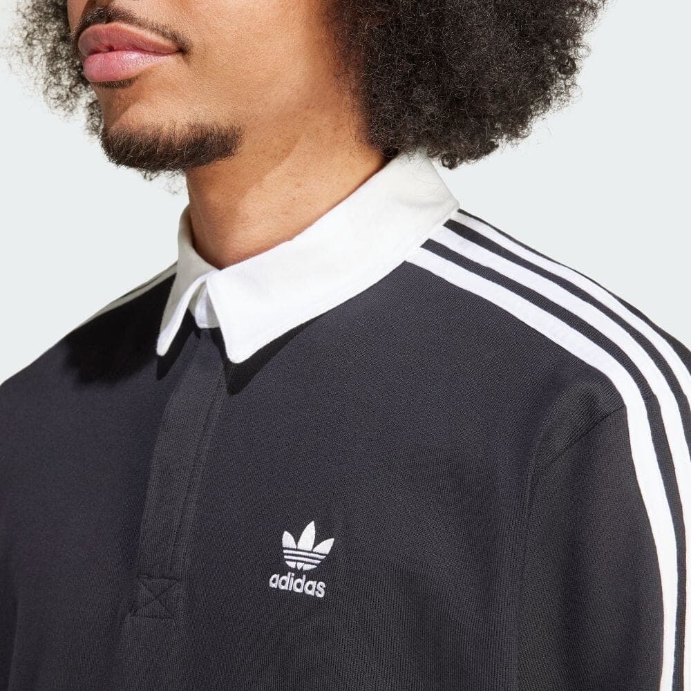 adidas RUGBY POLO LS ブラック 3XL IZ4806