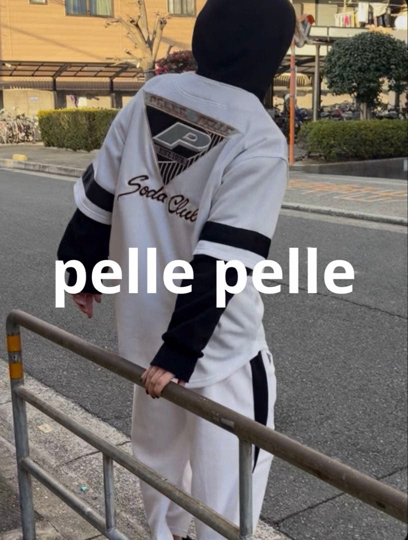 pelle pelle ソーダクラブ　ゲームシャツセットアップ