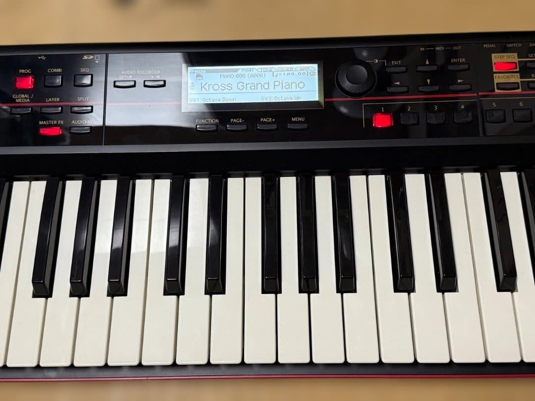 KORG KROSS 61 ワークステーション