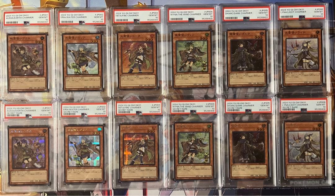 【PSA10連番】遊戯王OCG 霊使い スターチップ全コンプリートセット