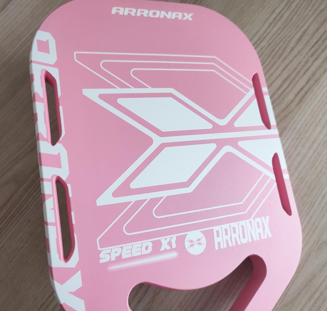 ARRONAX SPEED X1 ピックルボール パドル エッジレス ピンク 白
