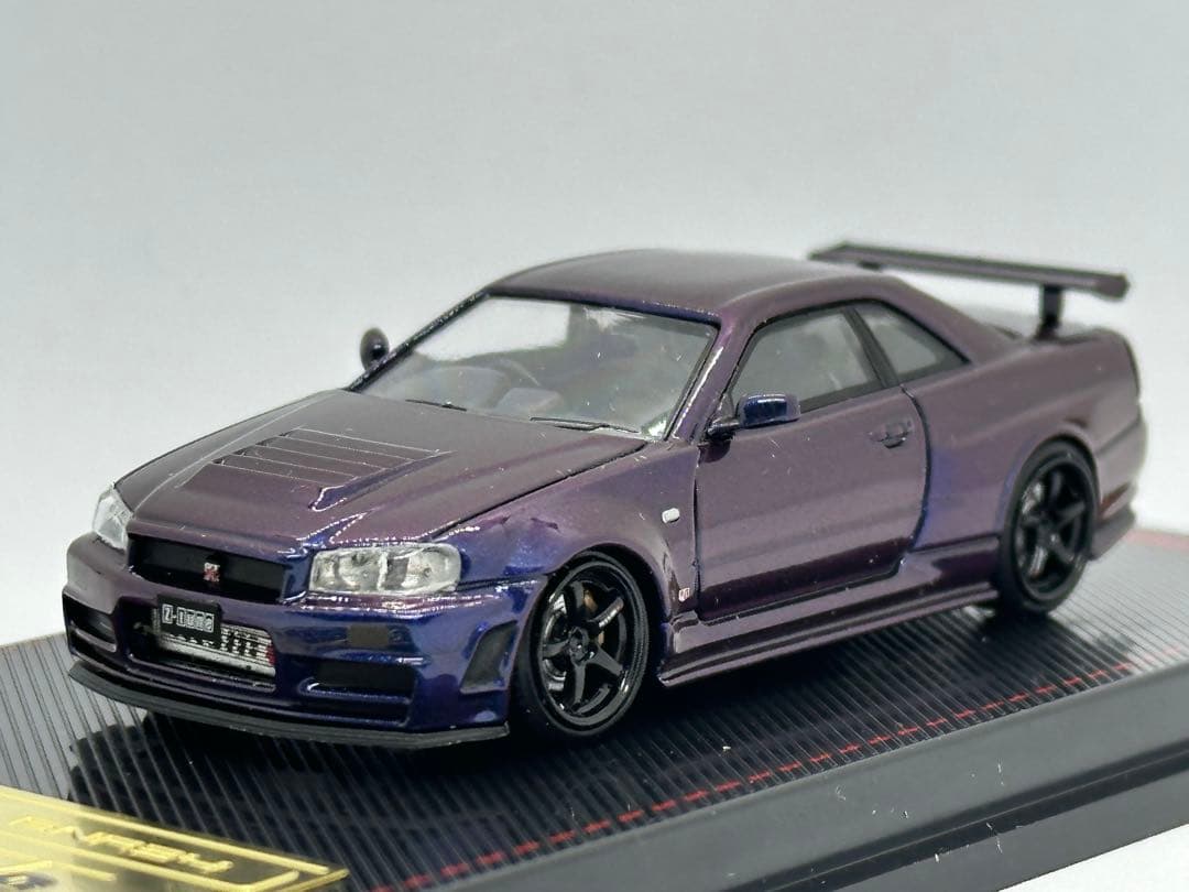 イグニッションモデル R34 GT-R Z-Tune ミッドナイトパープル