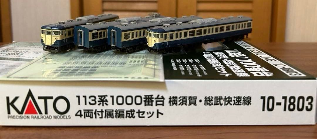 KATO 10-1803 113系1000番台 横須賀・総武快速線 4両付属編成