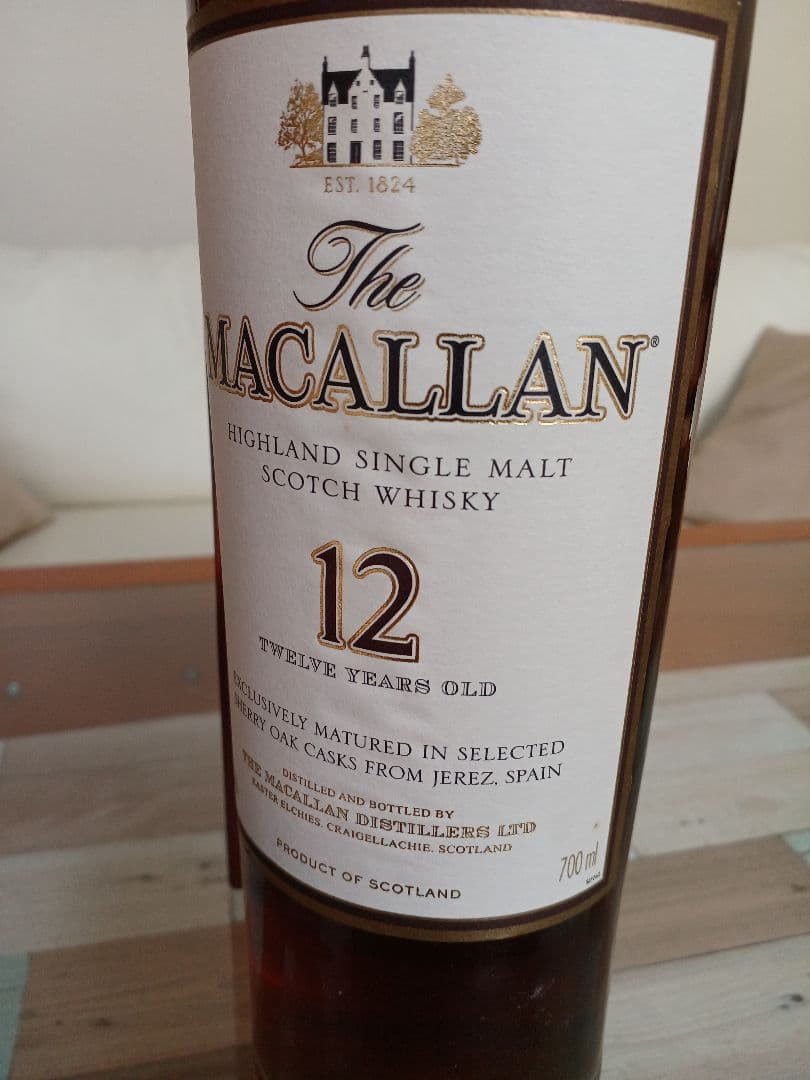 旧ボトル Macallan 12年 シェリーオーク 2011年流通品 マッカラン