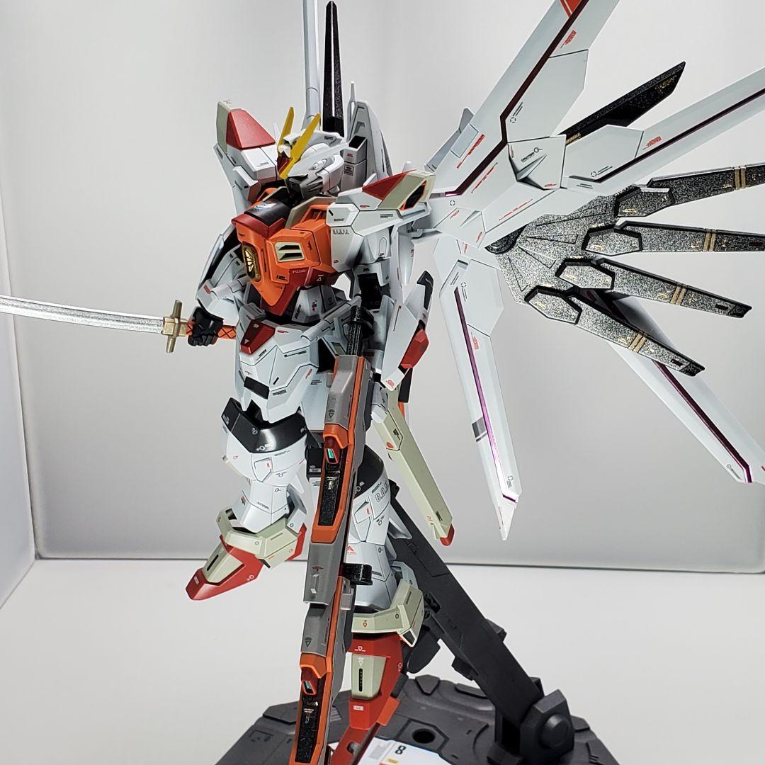 HG マイティーストライクフリーダムガンダム 塗装 完成品 ガンプラ