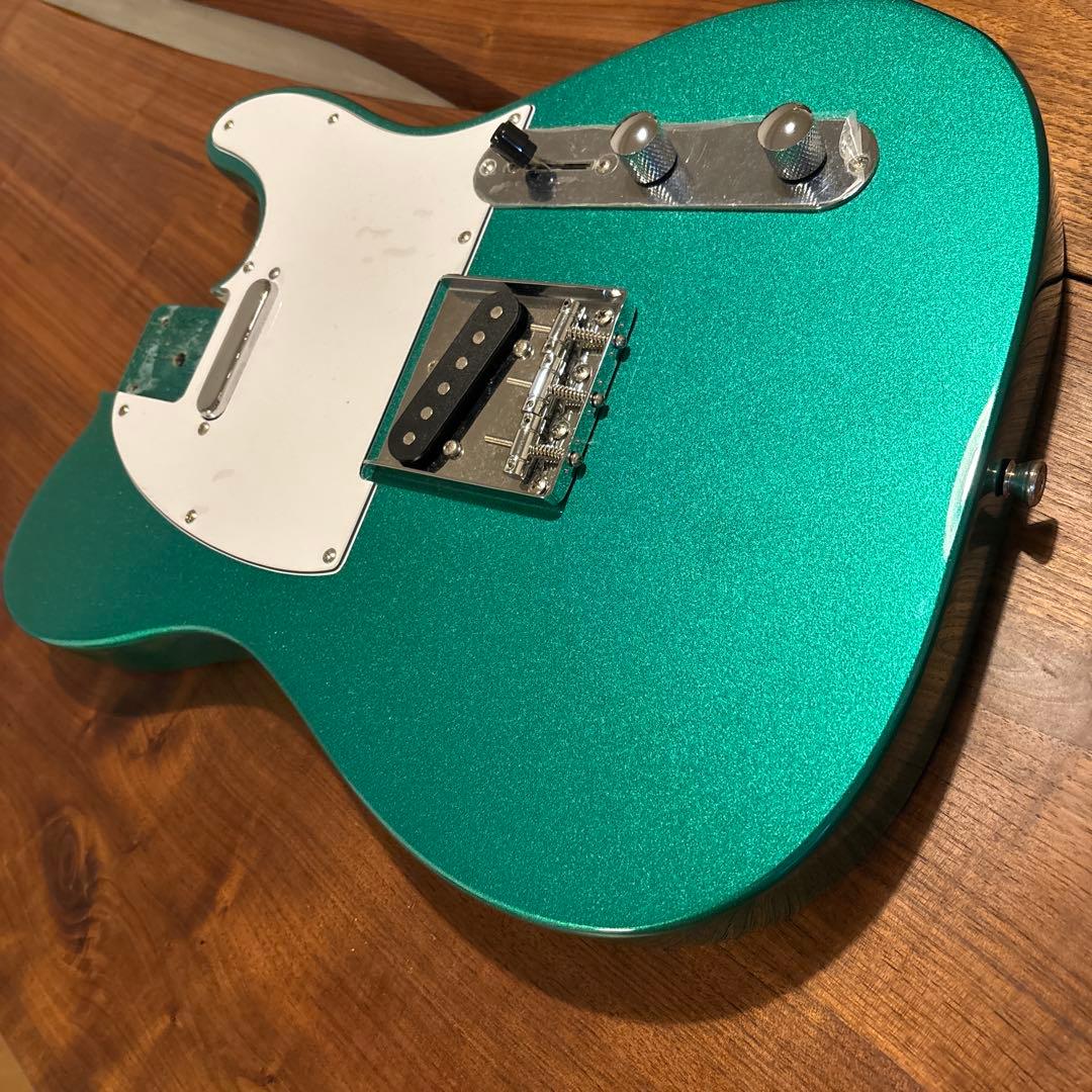 バッカス　テレキャスター　ボディのみ　グリーンメタリック　telecaster
