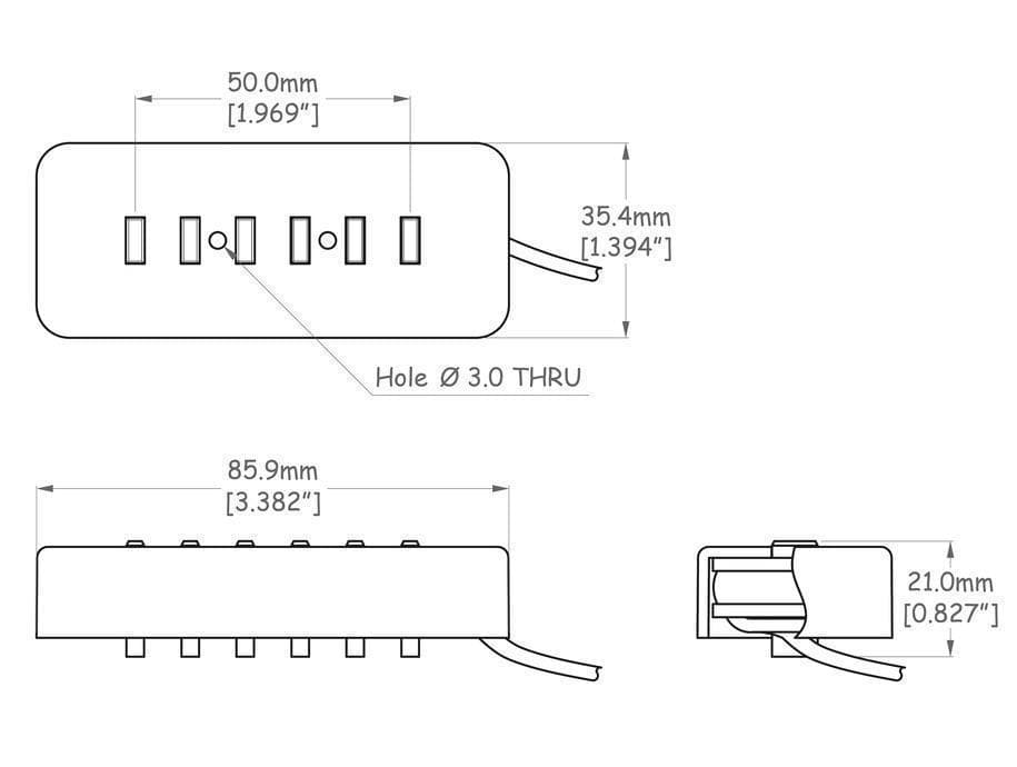 白 P-90 STAPLE SOAPBAR P-480 SUGIZO アルニコV