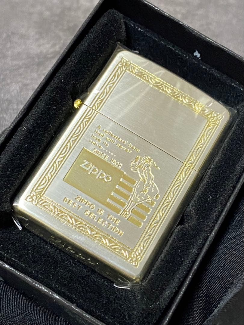 zippo ウィンディ 4面ゴールド 前面ゴールド刻印 2007年製