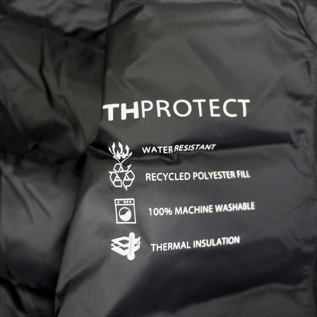 新品 トミーヒルフィガー THPROTECT 軽量 耐水 中綿 ベスト M 黒