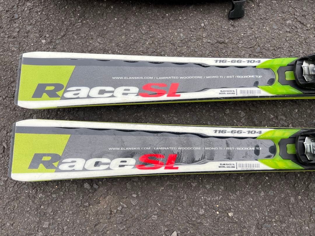 elan エラン Race SL スキー 165cm バインディング付き