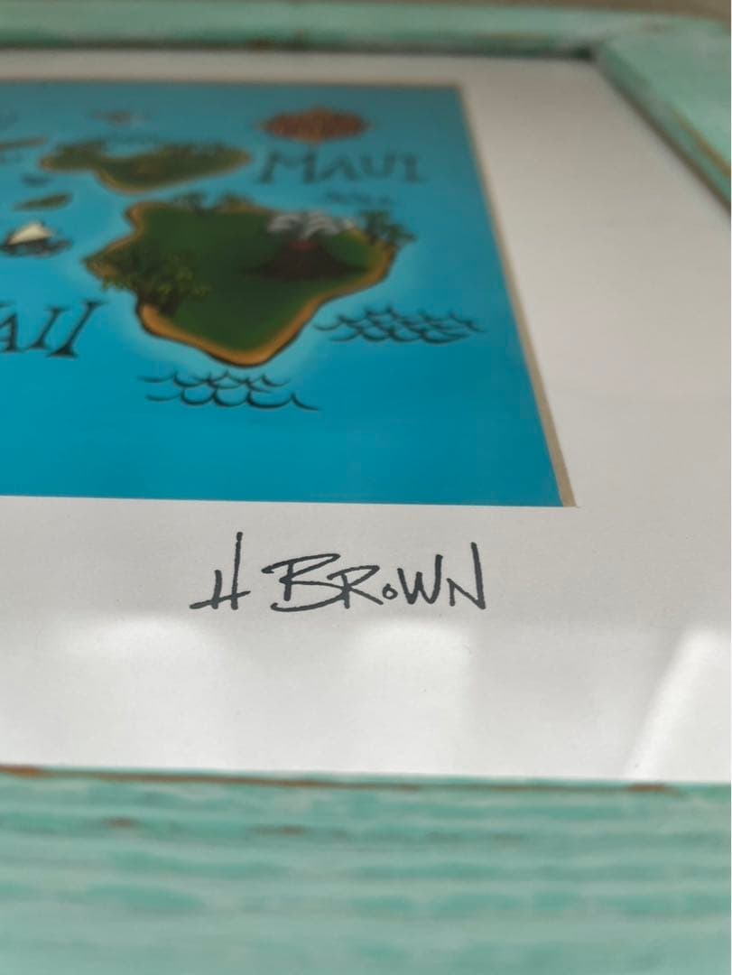 Heather Brown Hawaii Map アート