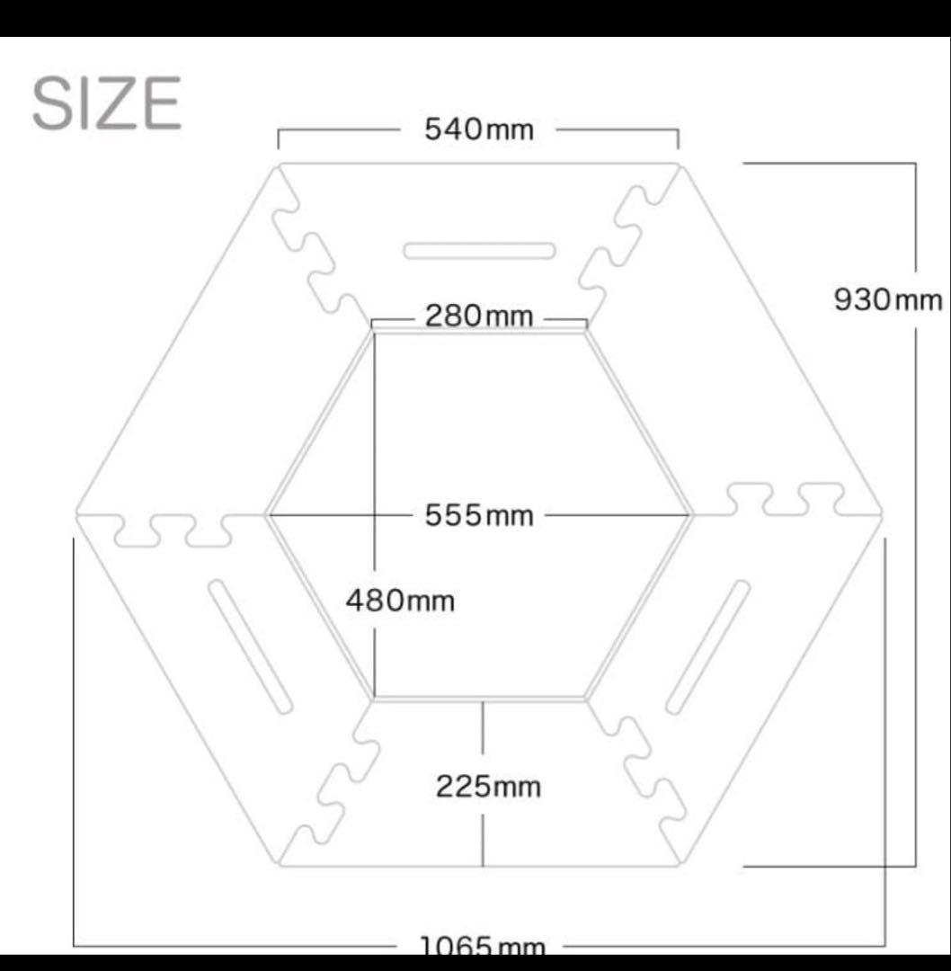 WARUしま次郎　ヘキサテーブル　TheArth キャンプ