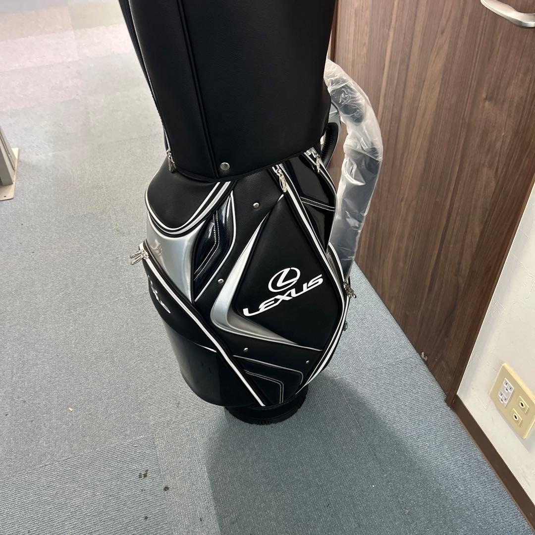 LEXUS キャディバッグ ブラック/シルバー