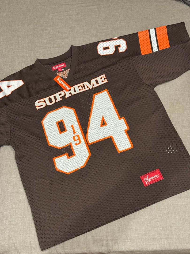 【新品】Supreme Sequin Football Jersey Mサイズ